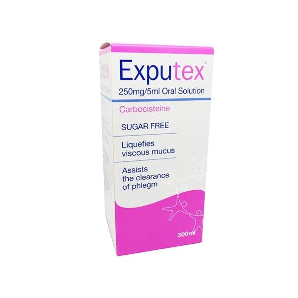 Exputex 250mg/5ml Oral Solution - 300ml